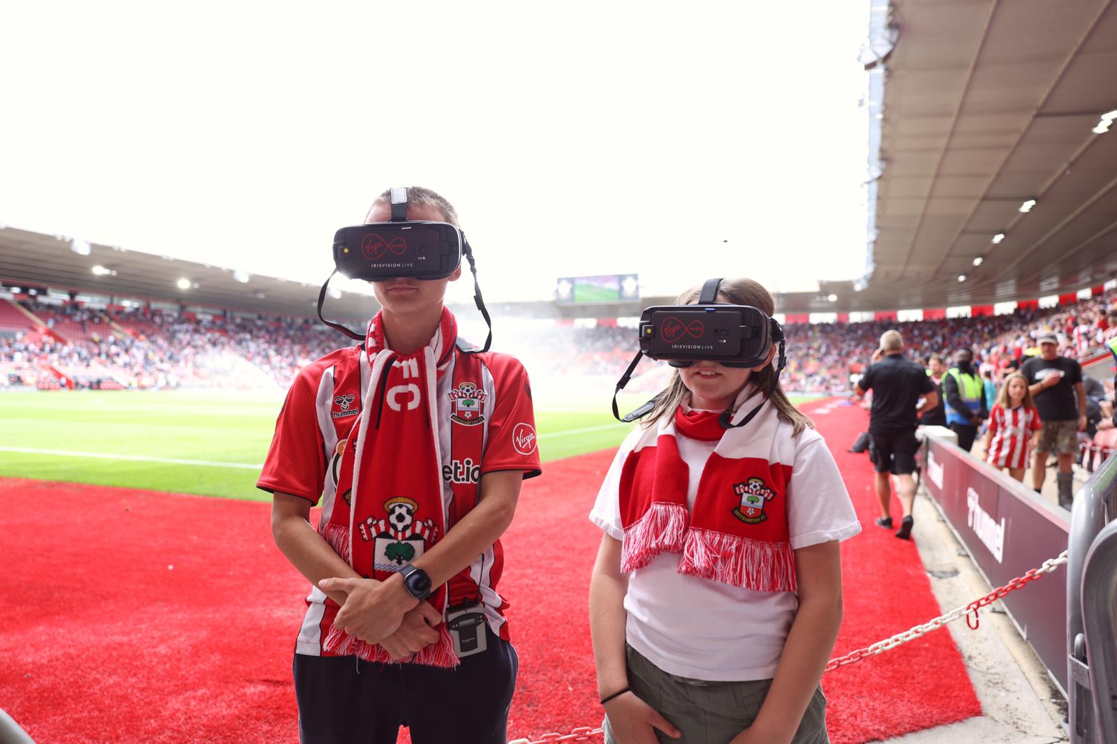 Southampton fans given life-changing wearable technology by Virgin ...