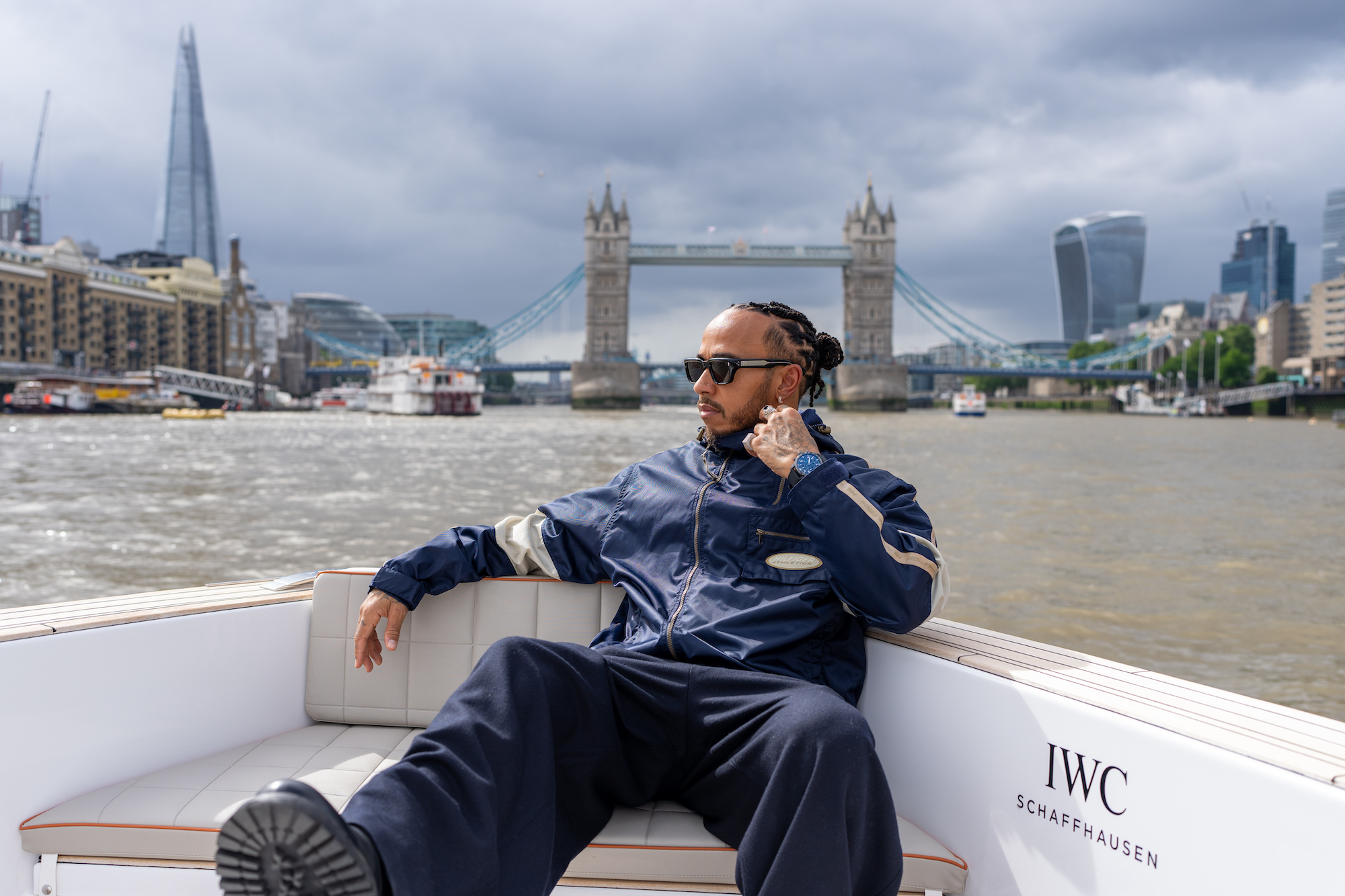 Lewis Hamilton takes the ‘sea-nic’ route down The Thames with IWC ...
