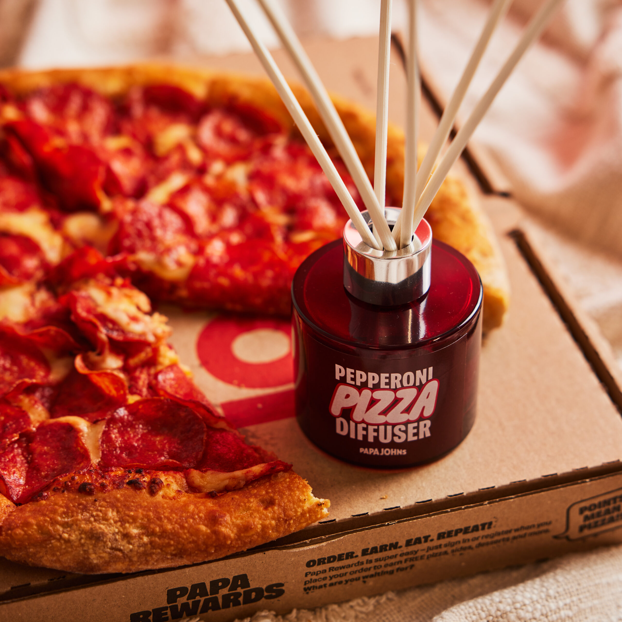 PAPA JOHNS LAUNCHES PEPPERONI PIZZA DIFFUSER, AS 1 IN 4 STUDENTS (24% ...
