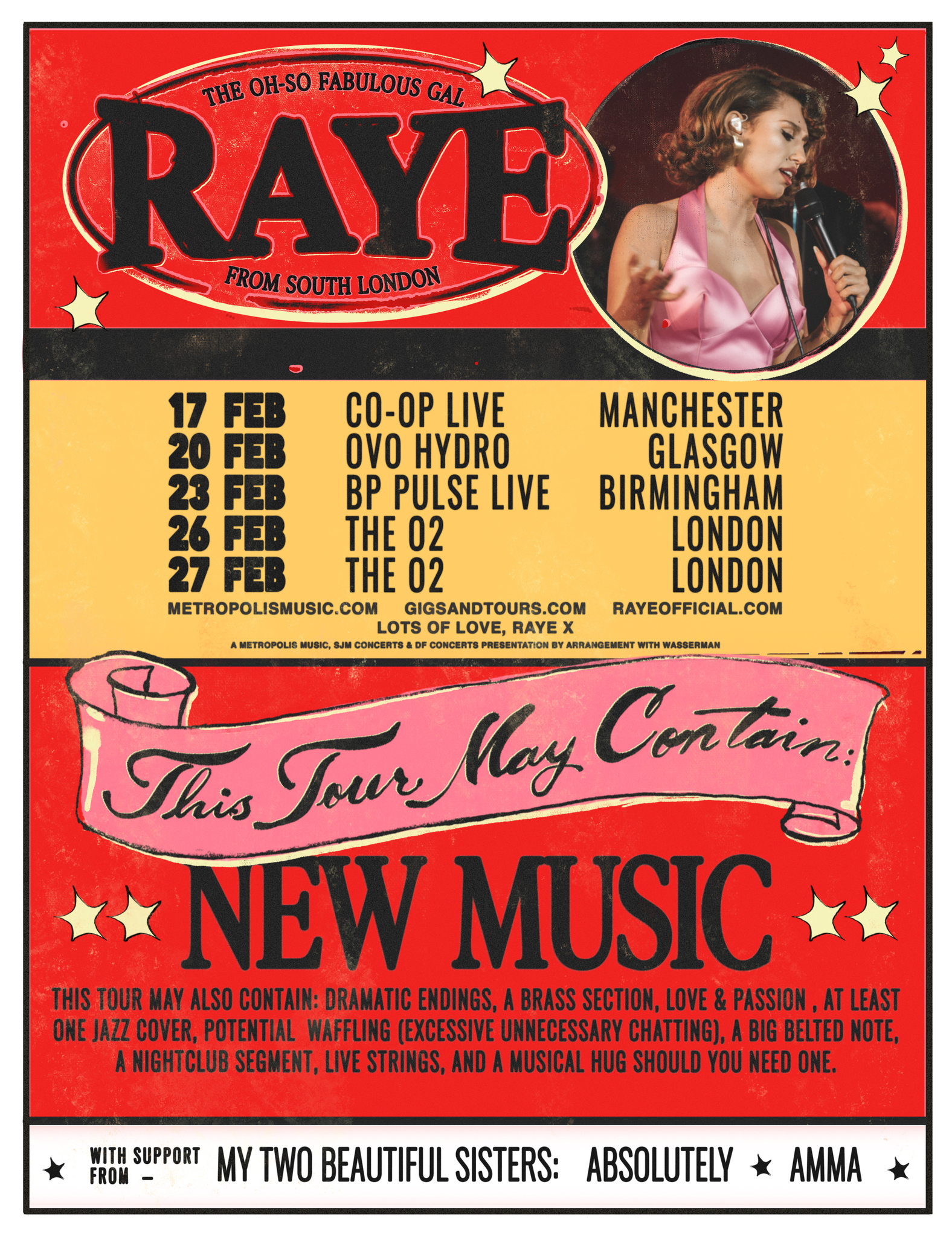 RAYE ANNOUNCES THIS TOUR MAY CONTAIN NEW MUSIC | 40-DATE 2026 HEADLINE ...