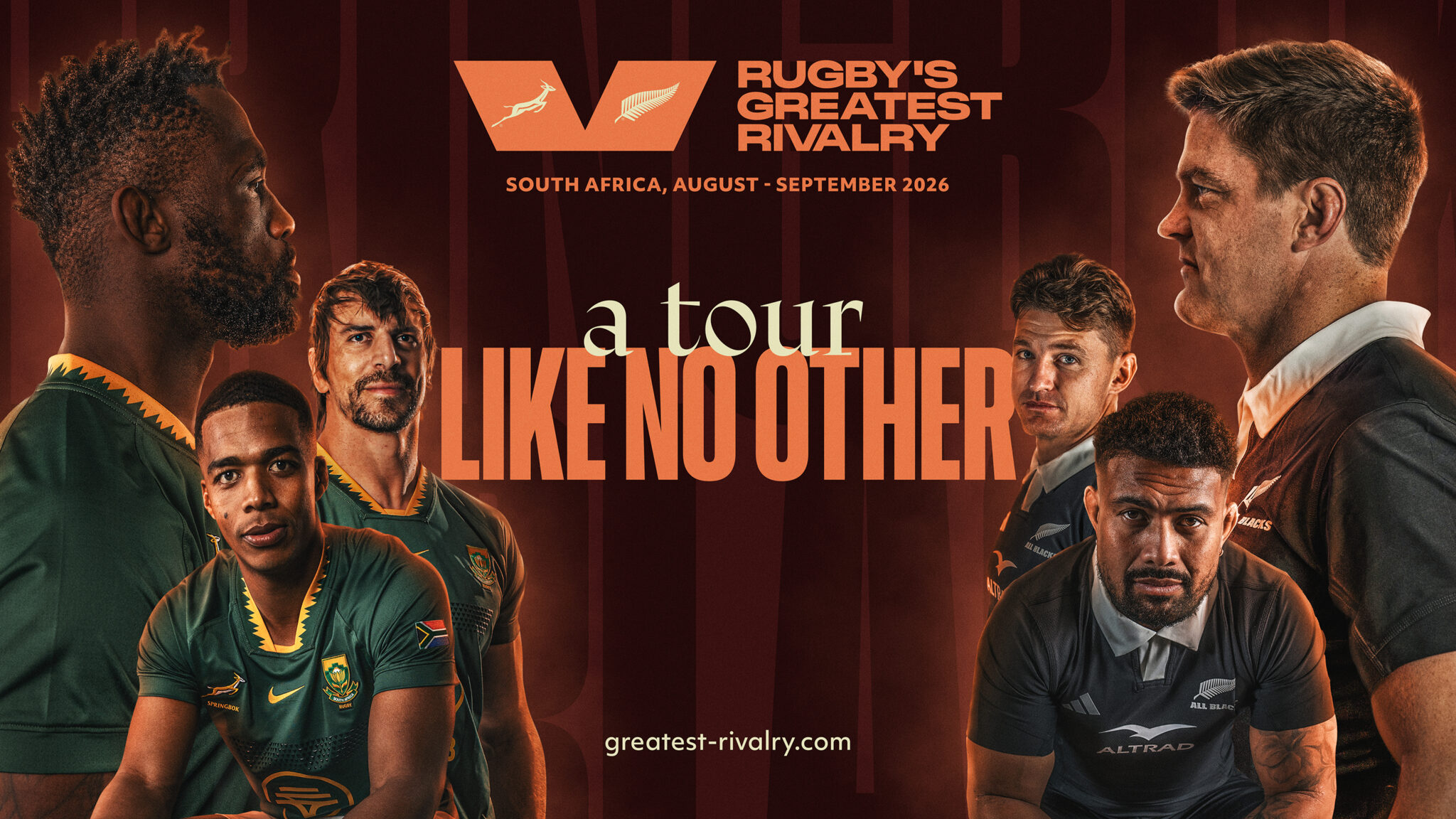 RUGBY’S GREATEST RIVALRY: SPRINGBOKS AND ALL BLACKS ANNOUNCE HISTORIC ...