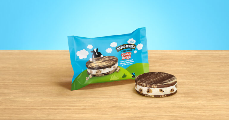 BEN & JERRY’S LAUNCHES ULTIMATE COOKIE DOUGH ICE CREAM SANDWICH IN THE ...