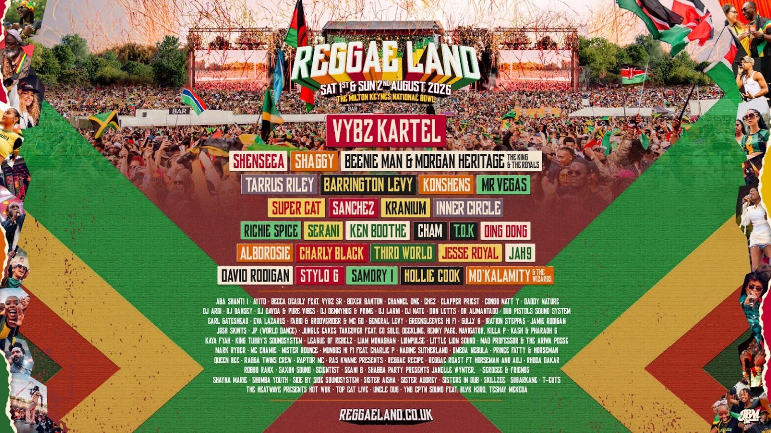 REGGAE LAND 2026 ANNOUNCES HUGE LINE-UP FOR ITS BIGGEST FESTIVAL YET ...