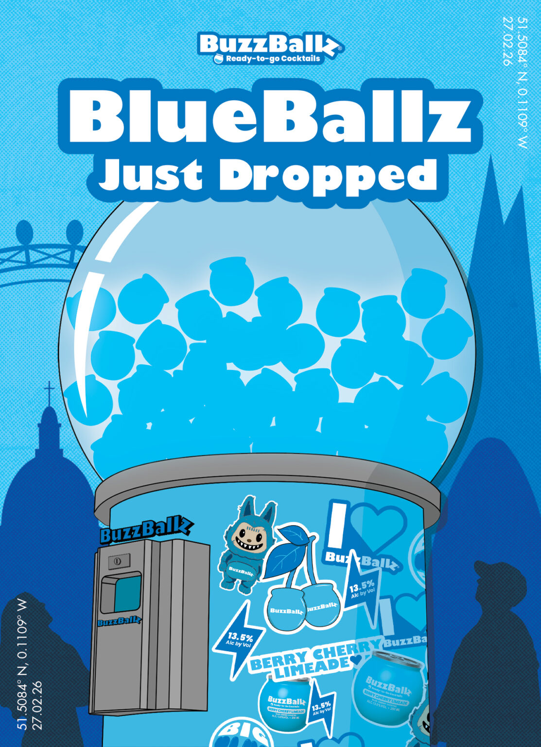 BUZZBALLZ BRINGS A 10FT GACHA MACHINE TO LONDON’S SOUTHBANK FOR BERRY ...