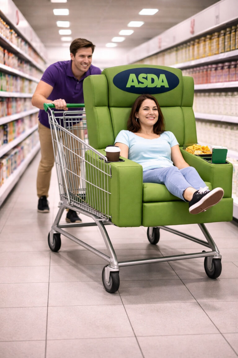 ASDA REVEALS ADULT-SIZED TROLLEY SEATS TO MAKE SUPERMARKET SHOPPING ...